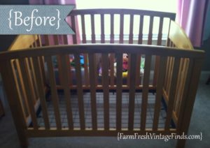 Transforming a Crib into a Bench